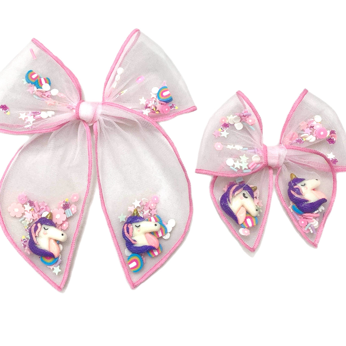 Unicorn Serged Edge Shaker Bow – Marmalade Skies