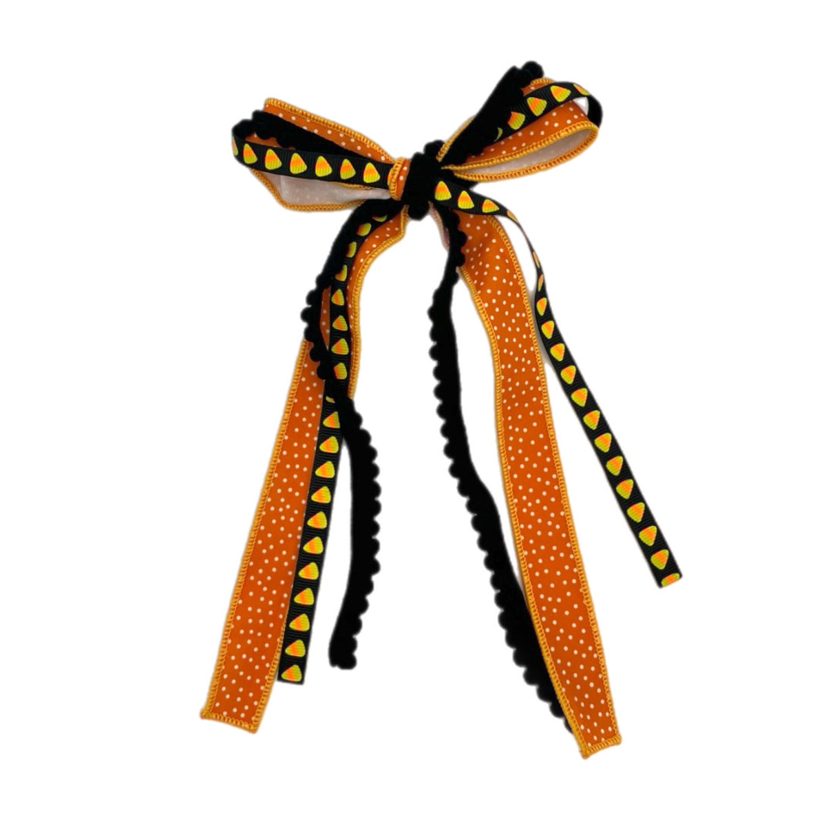 (Pre-Order) Candy Corn Craze Ribbon Bow – Marmalade Skies