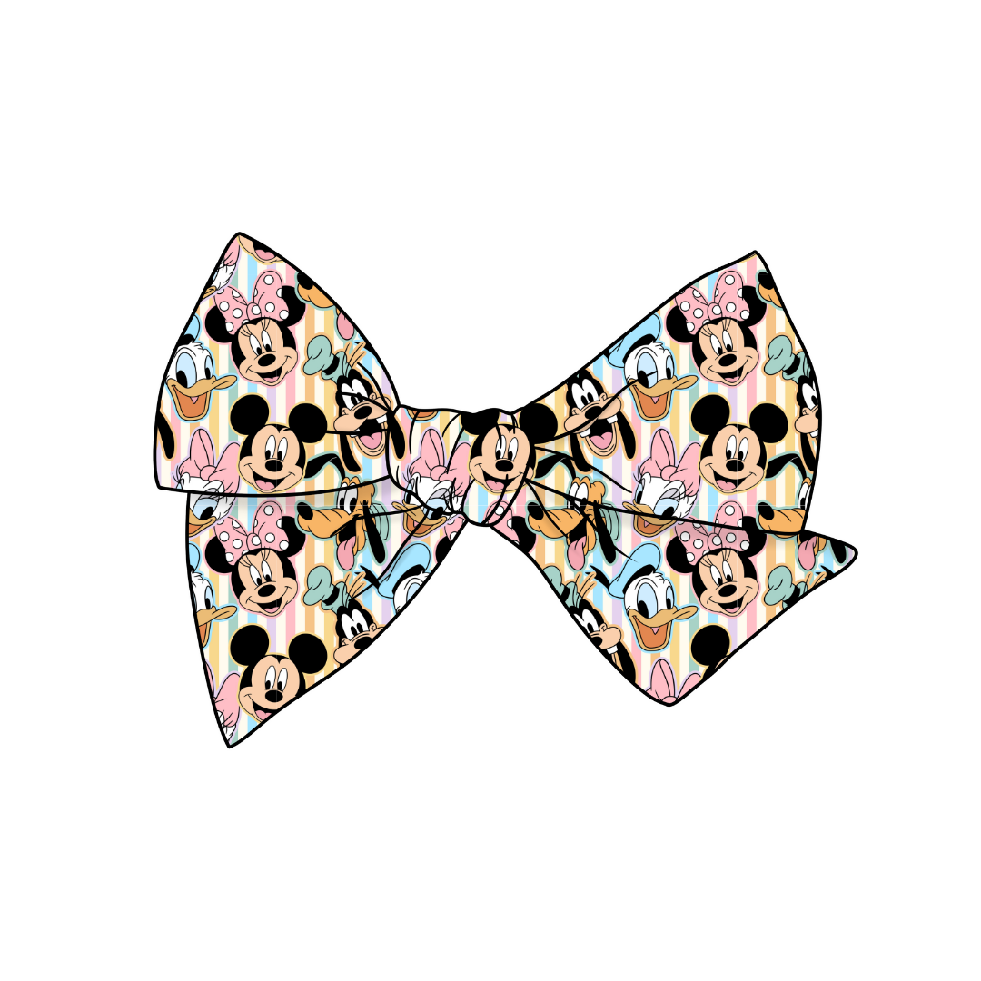 Best Friends Club 5" Pre-Tied Fabric Bow – Marmalade Skies