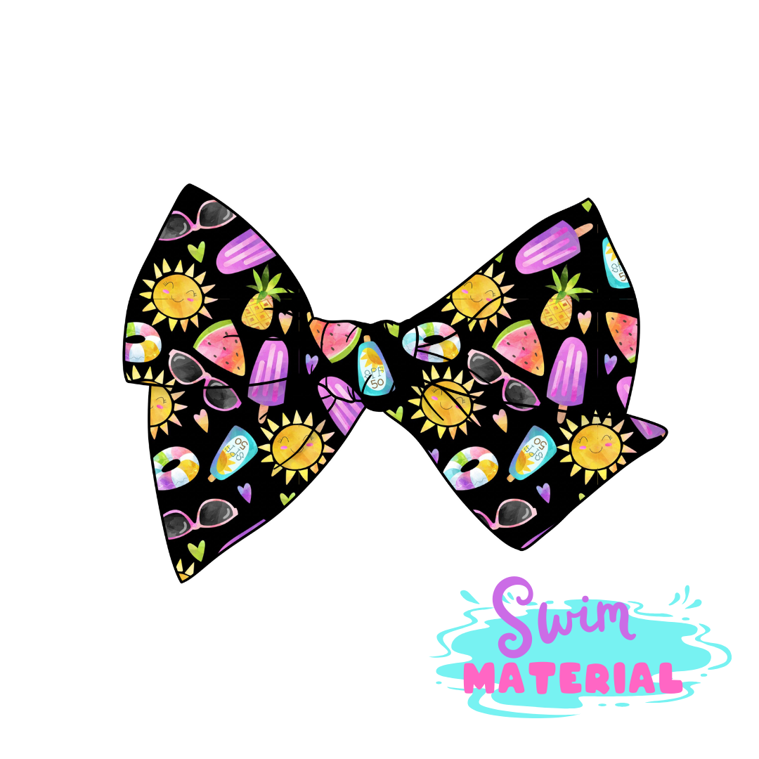 Summer Lovin' 5" Pre-Tied Swim Bow – Marmalade Skies