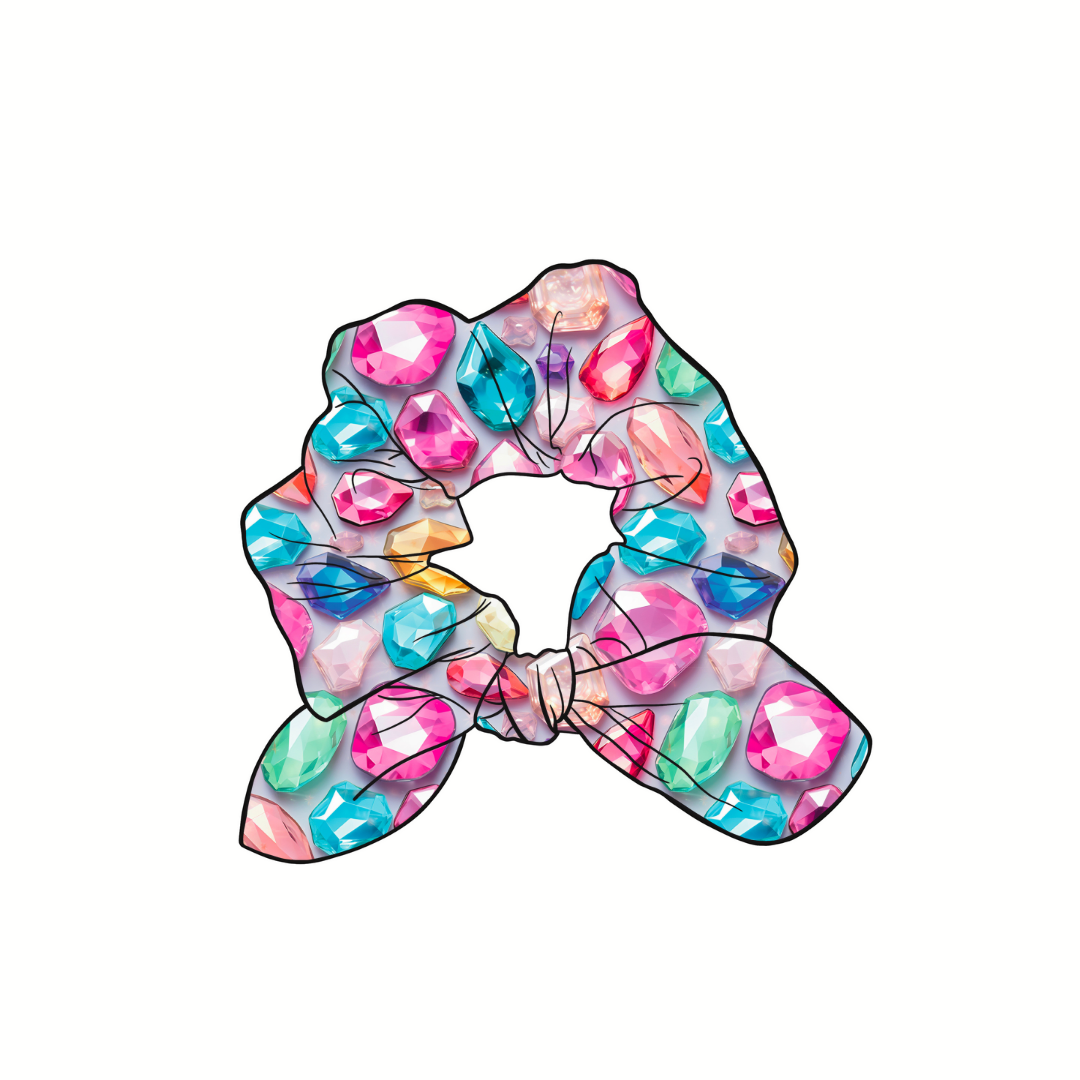 Your A Gem Hand Tied Knotted Bow Scrunchie – Marmalade Skies