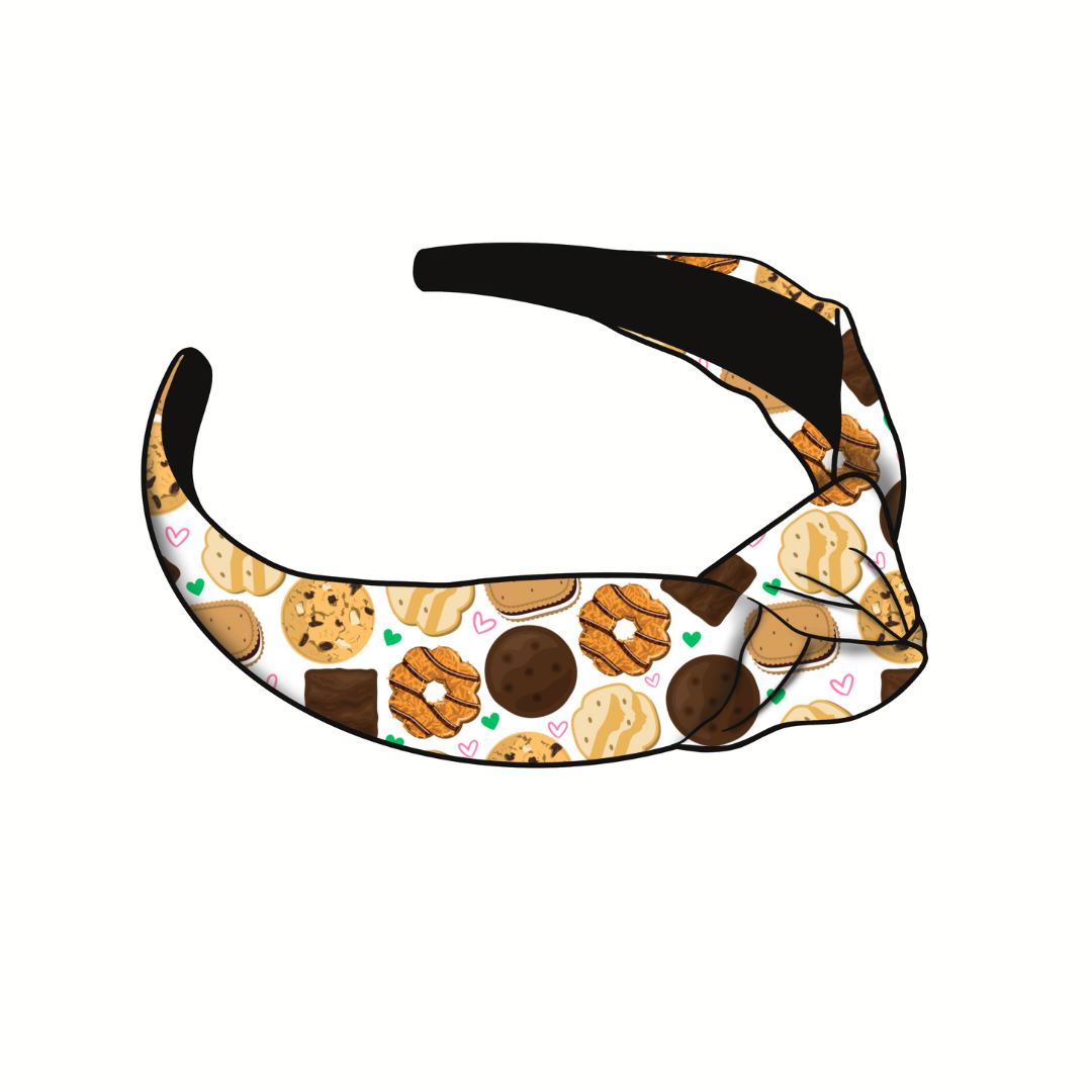Hearts & Girl Scout Cookies Knotted Headband – Marmalade Skies